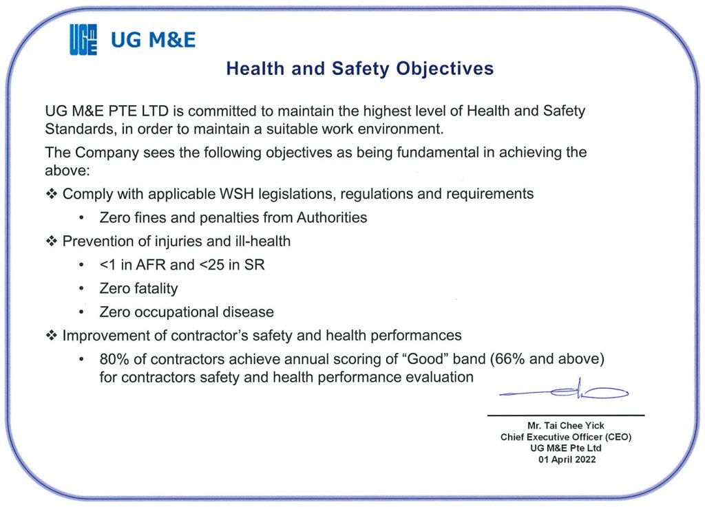 Quality, Environmental, Health & Safety - UG M&E - Leading Specialist ...